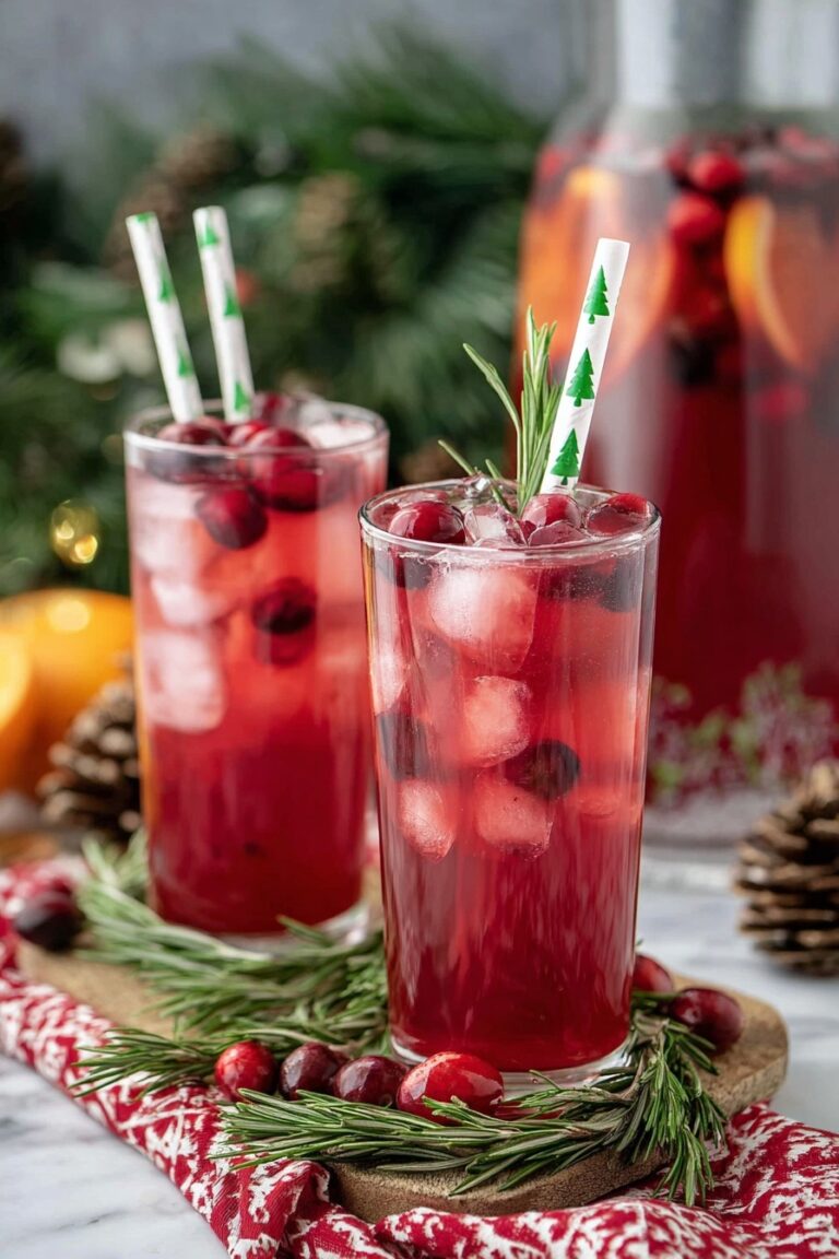 Cranberry Orange Punch - Festive Holiday Drink for Celebrations